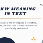 YKW Meaning in Text – Understanding This Popular Internet Abbreviation ...
